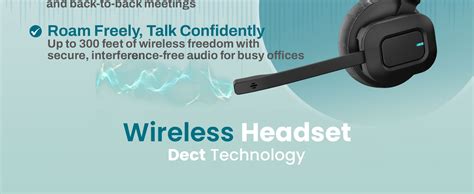 Innotalk Wireless Headset Compatible With Poly Polycom Edge