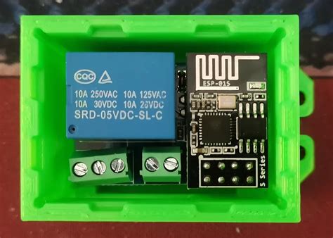 Esp8266 Relay Module Enclosure By Makerdiy Makerworld