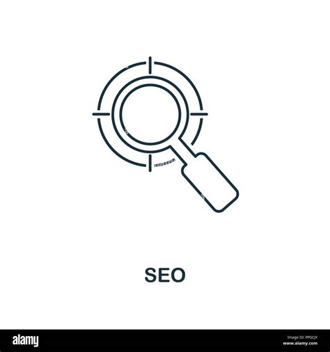 Seo Outline Icon Premium Design From Web Development Collection UX And UI Pixel Perfect Seo