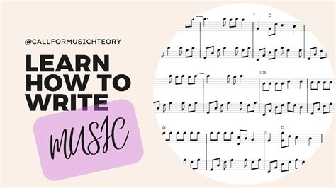 Learn Music Theory Lesson How To Write Note Head YouTube