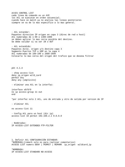 acl pdf protocolos de internet red de arquitectura