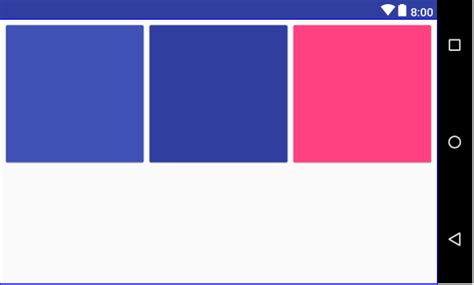 Android Constraintlayout Square Views Evenly Distributed Autosized Stack Overflow