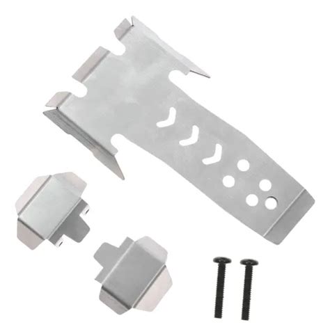 1 10 Rc Chassis De Chasis Protector De Acero Inoxidable Cuotas Sin