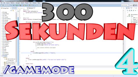 300sekunden Bukkit Coding4 Gamemode Youtube