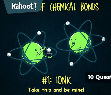 Ionic Bonding Kahoot Quiz