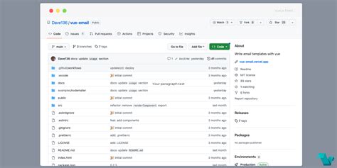vue email vue js feed