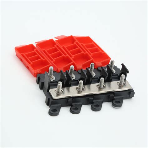 Way Red Flexible Cover Shell Inline MIDI Fuse Block Box Holder MIDI Fuse Holder