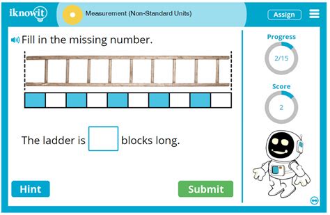 Interactive Math Lesson Measurement Non Standard Units