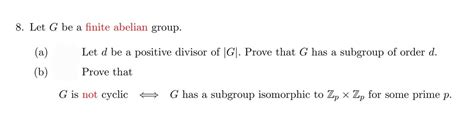 answered 8 let g be a finite abelian group a … bartleby
