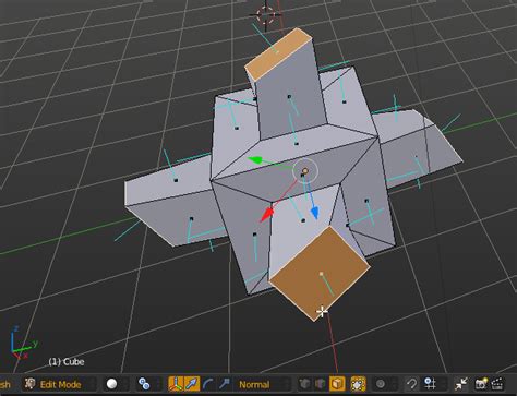 Modeling How Can Faces Be Rotated Around Their Individual Normals Blender Stack Exchange