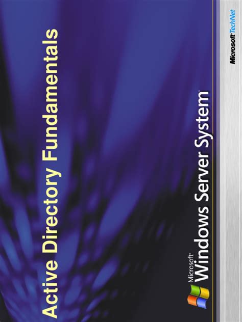 active directory fundamentals pdf active directory domain name system