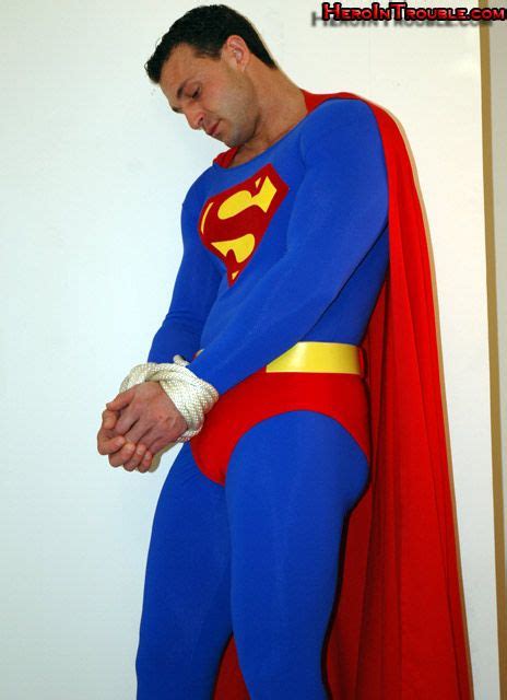 Superman Cosplay Superman Costumes Superhero Cosplay Man Tied Up