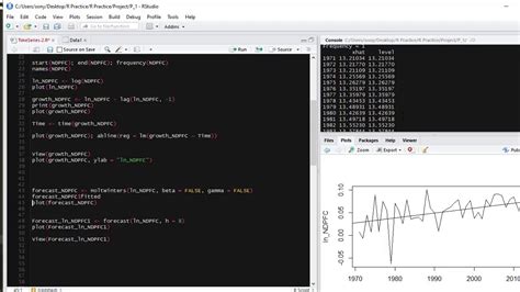 Time Series In R Video 2 Plotting Computing Growth Rates And