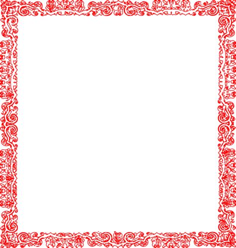 Red Border Design Clip Art At Clker Com Vector Clip Art Online Royalty Free Public Domain