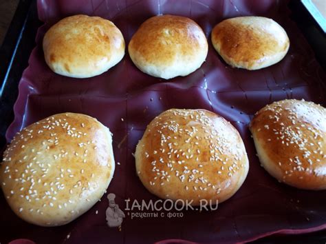 Булочки для бургеров как в Макдональдсе — рецепт с фото пошагово