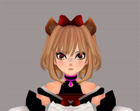 Model And Rig 3d Character Vrchat Avatar Vr Character Anime 3d Model