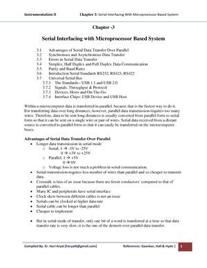 Chapter Microprocessor Based Instrumentation System Chapter Microprocessor Based Studocu