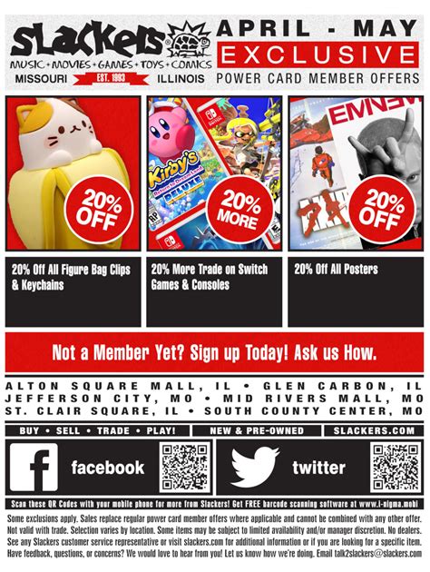 Power Card Member Specials April May 2025