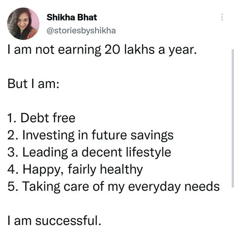 Linkedin Sachuthan Subramanian 페이지 Debt Free Is Indeed Positive Many