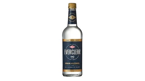 Everclear 190 Proof Grain Alcohol Bottle 750 Ml Tilt Liquor