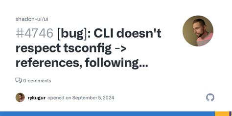 [bug] cli doesn t respect tsconfig references following