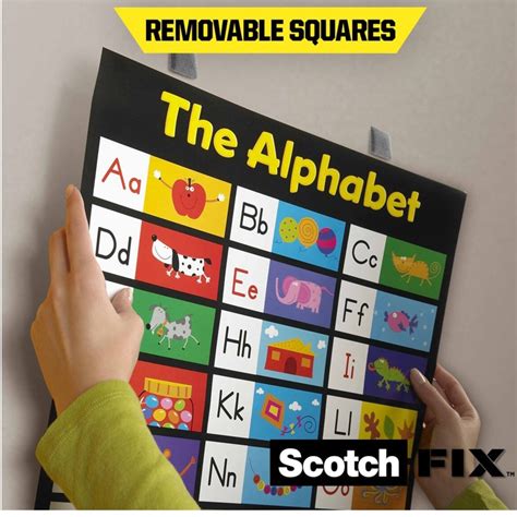 Двойнозалепващи ленти 3M за вътрешен монтаж, 64 броя/пакет, Scotch-Fix ...