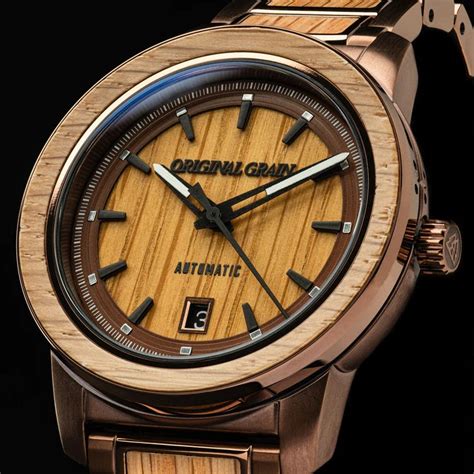 Barrel 42mm Automatic Whiskey Espresso Original Grain Japan｜オリジナルグレイン
