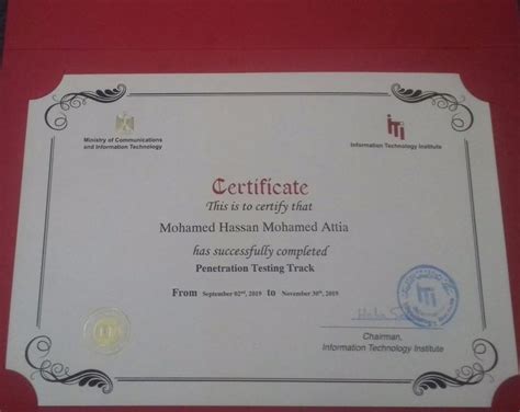 Mohamed Attia On Linkedin Iti Penetrationtesting Infosec