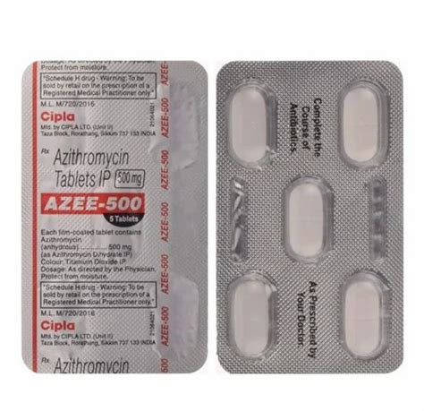 Azithromycin Tablets Ip At ₹ 90box Azithromycin 500 Mg In Amravati