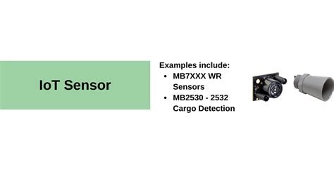 Guide To Iot Hardware Components Examples Maxbotix