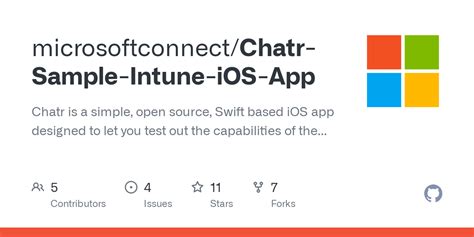 Pull Requests · Microsoftconnectchatr Sample Intune Ios App · Github