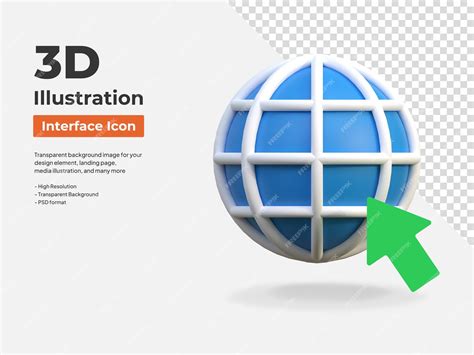 Premium Psd Browser Application Isolated 3d Icon Illustration