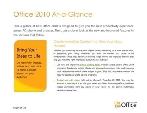 microsoft office 2010 product guide ppt
