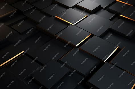 Premium Photo Abstract Black Hexagonal Overlap Layer Backgroundhexagon Shape Rotation