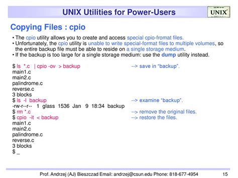 Unix Utilities For Power Users Ppt Download