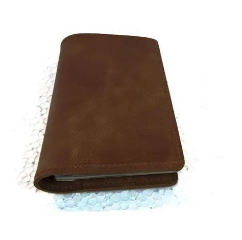 Natural Brown Leather Refillable Pocket Notebook Size 4 X 6 5 At Rs 484 Piece In Jaipur