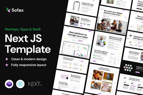 Sofax Saas Startup React Next Js Template
