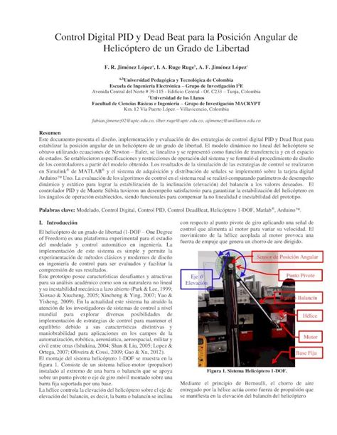(PDF) Control Digital PID y Dead Beat para la Posición Angular de - DOKUMEN.TIPS