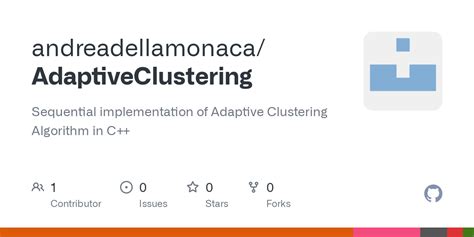 github andreadellamonaca adaptiveclustering sequential