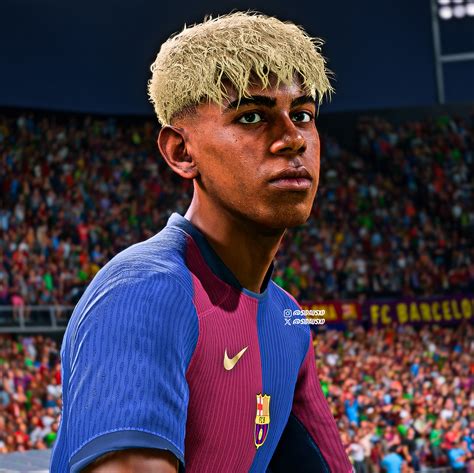 Sidausxd Lamine Yamal Fc Barcelona Faces Mod V3 Blonde Hair For