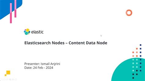 0078 Elasticsearch Nodes Content Data Node Youtube