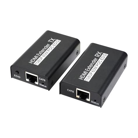 Hdmi Extensor Tx Rx 1080p 60m Adaptador Hdmi Rj45 Grandado