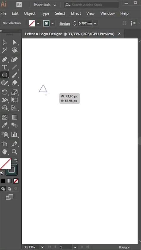 Illustrator Tutorial Create Simple Letter Logo In 2023 Vector Design