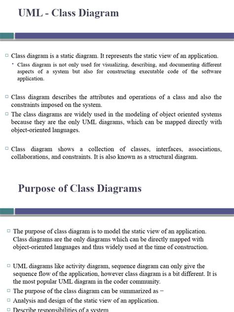 Uml Class And Object Diagrams Pdf
