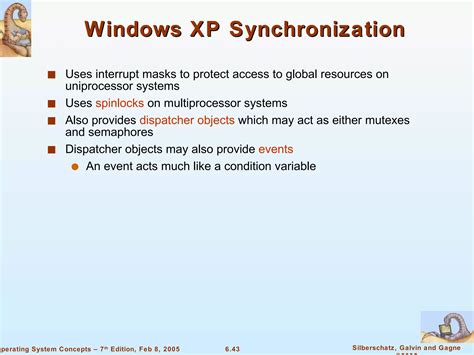 chapter 6 process synchronization ppt databases computer software and applications