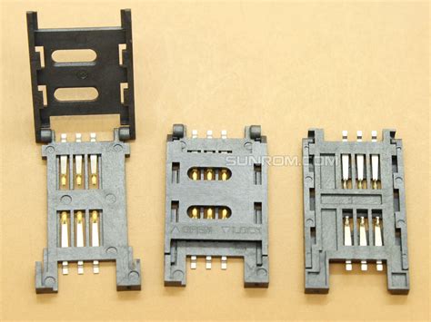 SIM Card Holder Pin Flip Open Hinge Cover Type Sunrom Electronics
