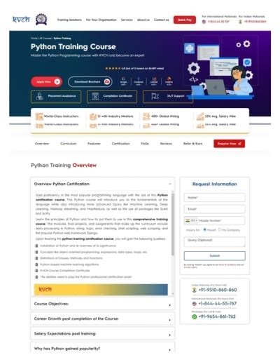 Best Python Training Course Python Training Certification