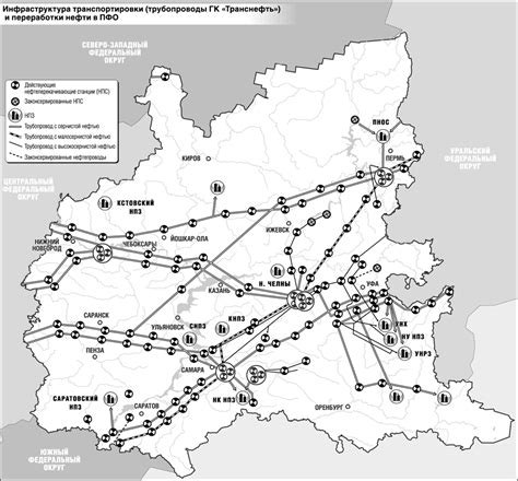 Нанесите на контурную карту основные нефтепроводы