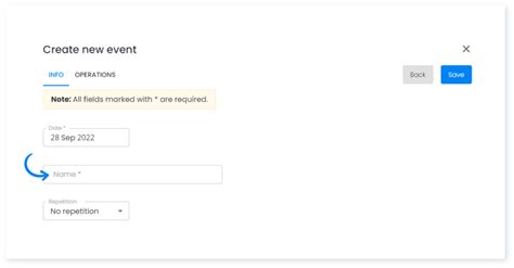 how to create a task event programa de facturación online p