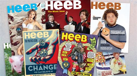 Gen X Jewish Media Darling Heeb Magazine Mounts A Comeback New York